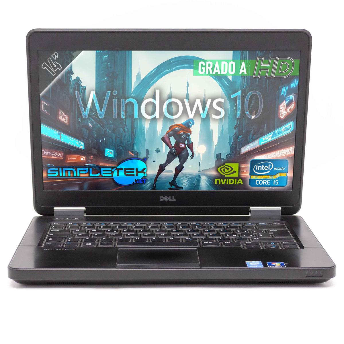 NOTEBOOK DELL E5440 14" CORE i5 NVIDIA GEFORCE WINDOWS 10 COMPUTER ...