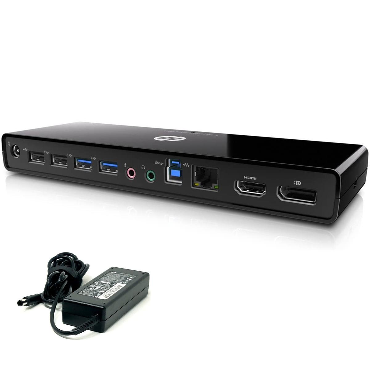 HP 3005pr USB 3.0 PORT REPLICATOR DOCKING STATION DOCK HSTNN-IX06 ...
