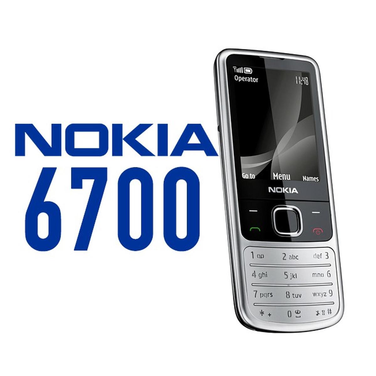 TELEFONO CELLULARE NOKIA 6700 CLASSIC SILVER METALLIC GRIGIO TOP QUALITY